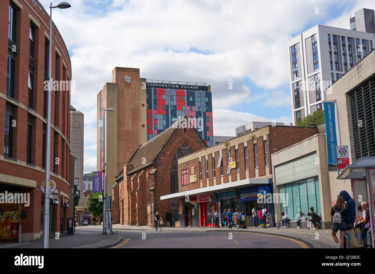 Old and new buildings in Coventry, UK Stock Photo - Alamy