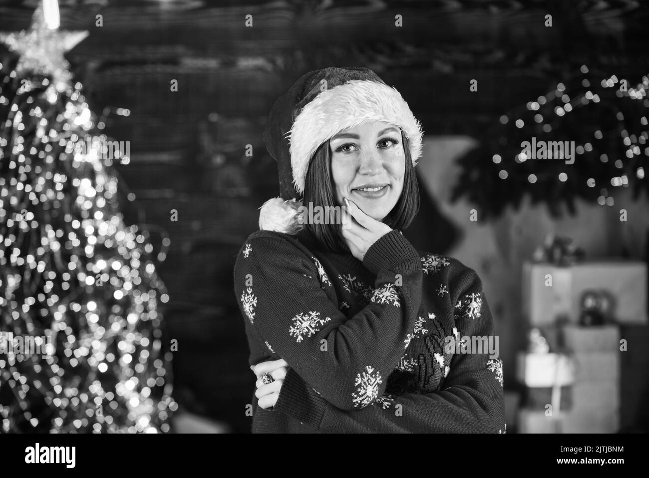 Xmas time ready new Black and White Stock Photos & Images - Alamy