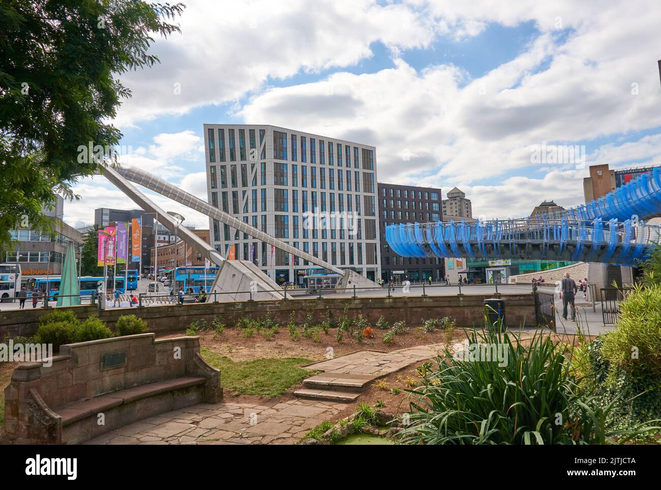 Modern street art installation in Coventry, UK Stock Photo - Alamy