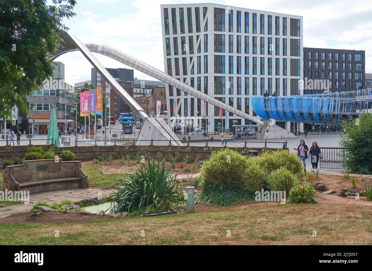 Modern street art installation in Coventry, UK Stock Photo - Alamy