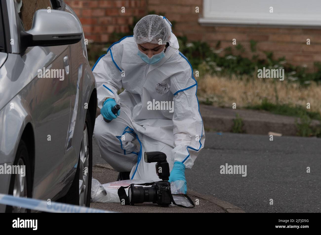Slough Berkshire Uk 31st August 2022 A Murder Investigation Was