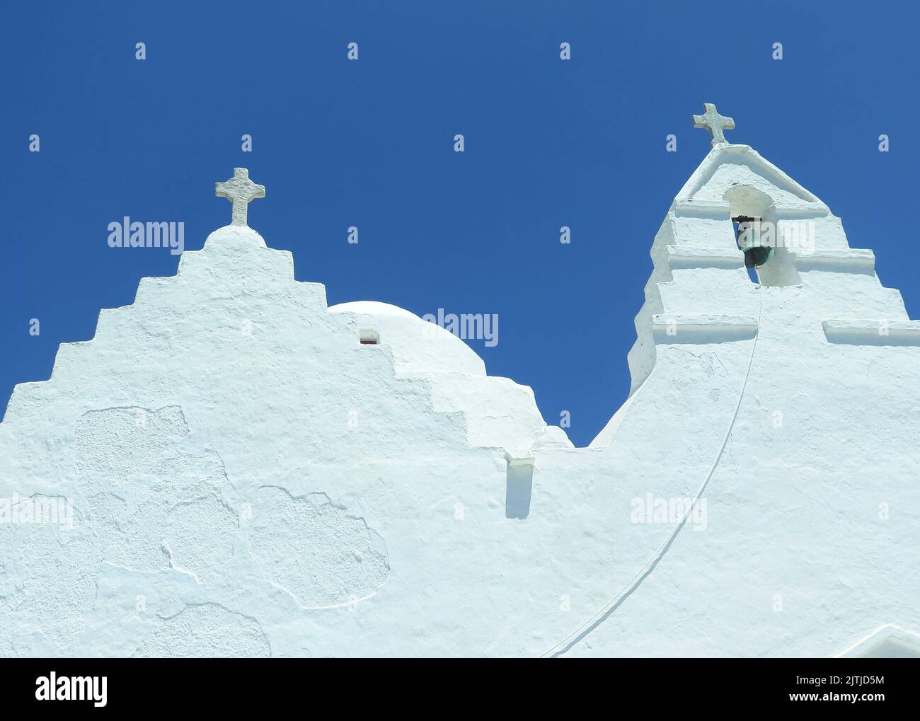 Typical Greek architecture in Mykonos, Greece, Europe Stock Photo - Alamy