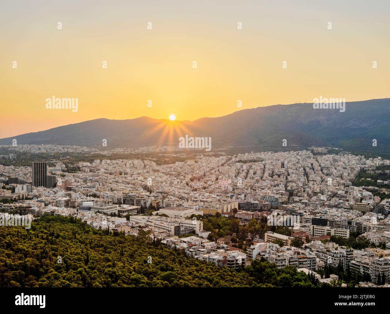 Elevated view central athens hi-res stock photography and images - Alamy