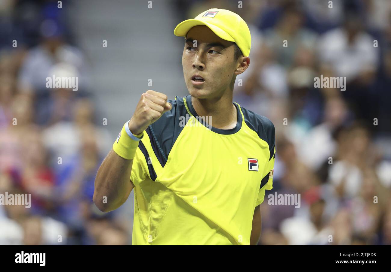 Rinky Hijikata of Australia during day 2 of the US Open 2022, 4th Grand ...