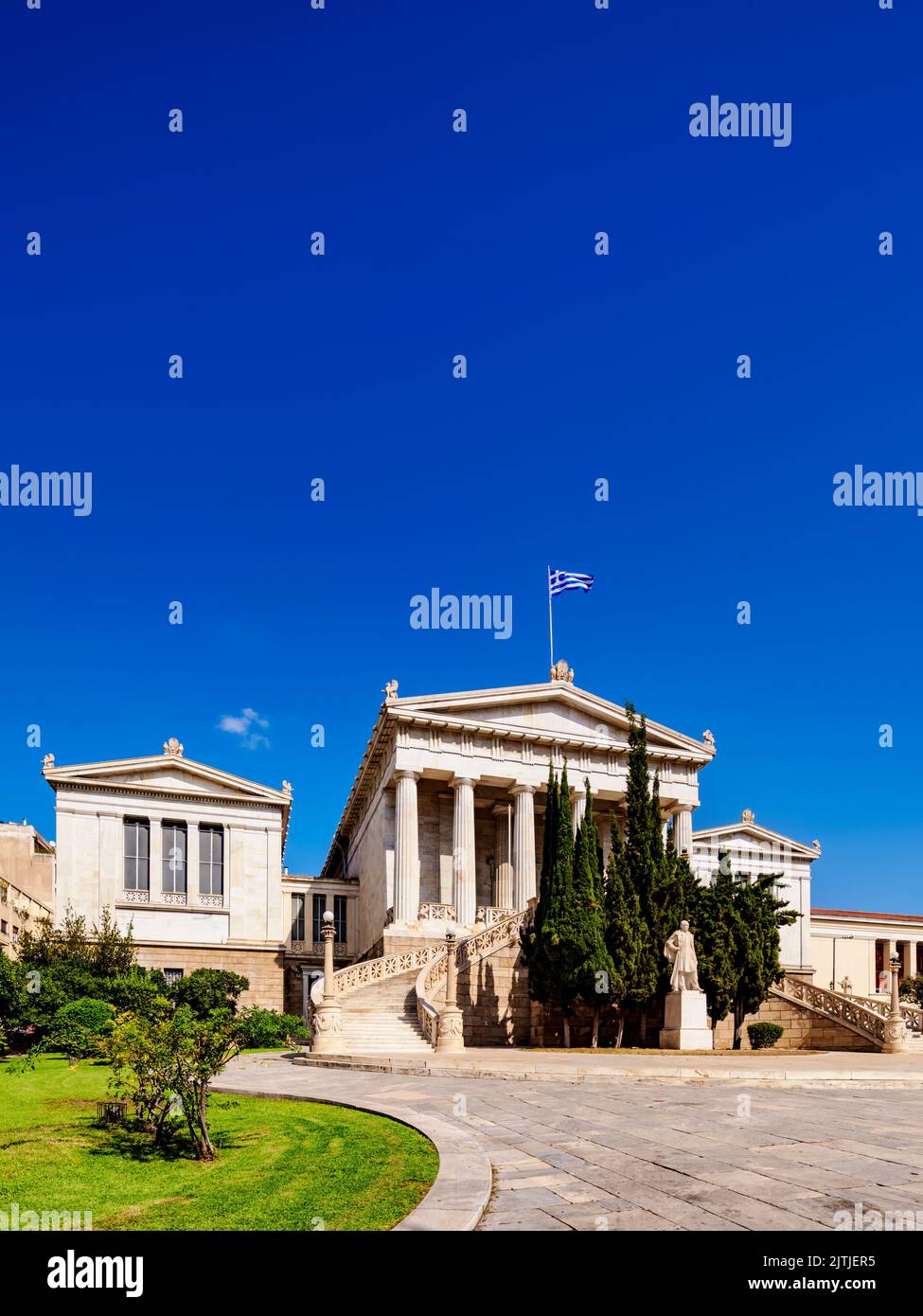 The Vallianeio Megaron, National Library, Athens, Attica, Greece Stock ...