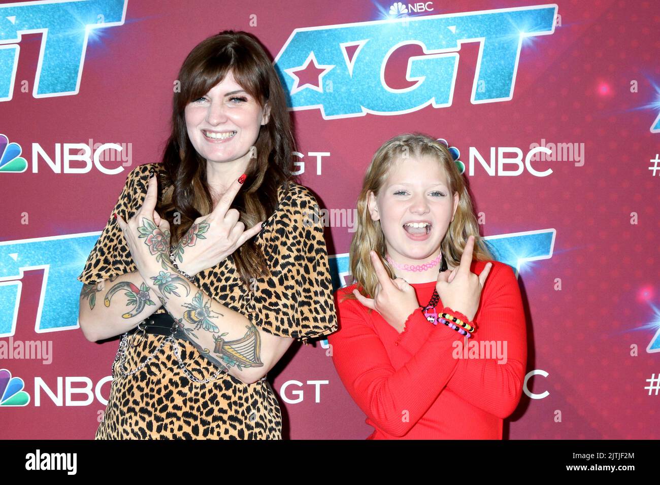 Hannah Lumber, Harper Jerret at the America's Got Talent Season 17 ...