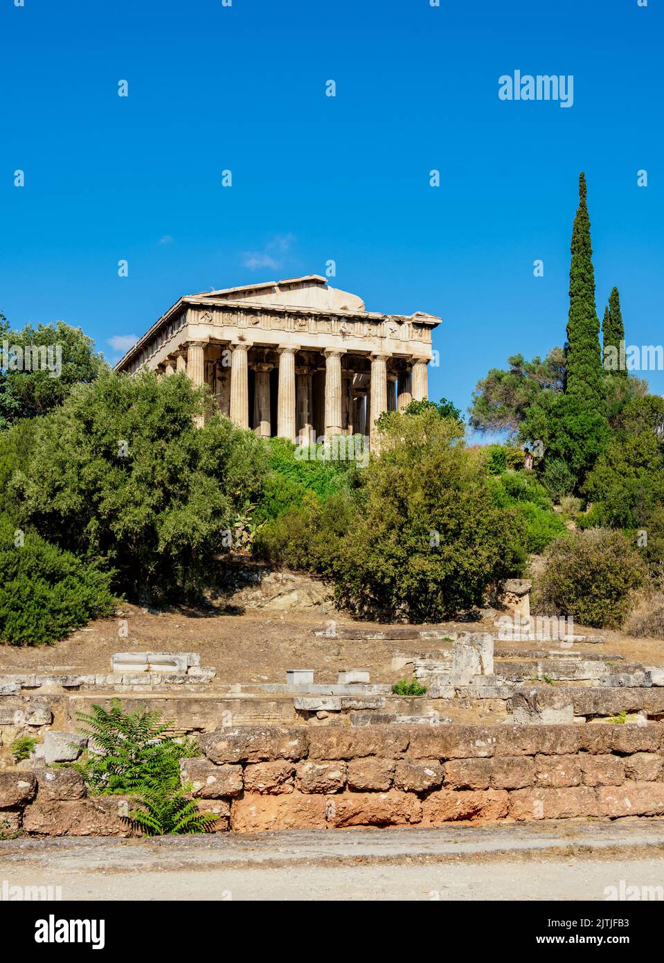 Temple of Hephaestus, Ancient Agora, Athens, Attica, Greece Stock Photo ...