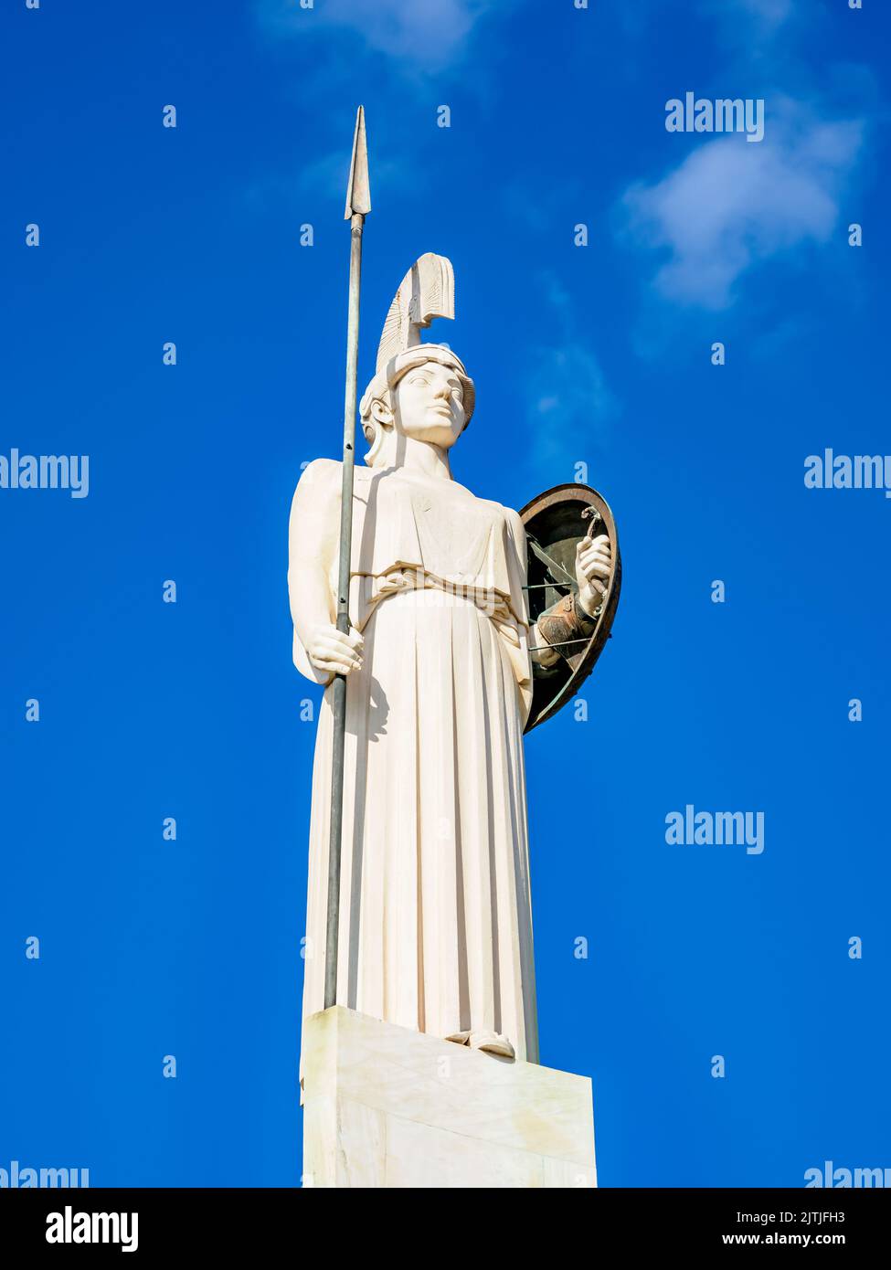 Statue of Athena, The Pedion tou Areos, Athens, Attica, Greece Stock ...