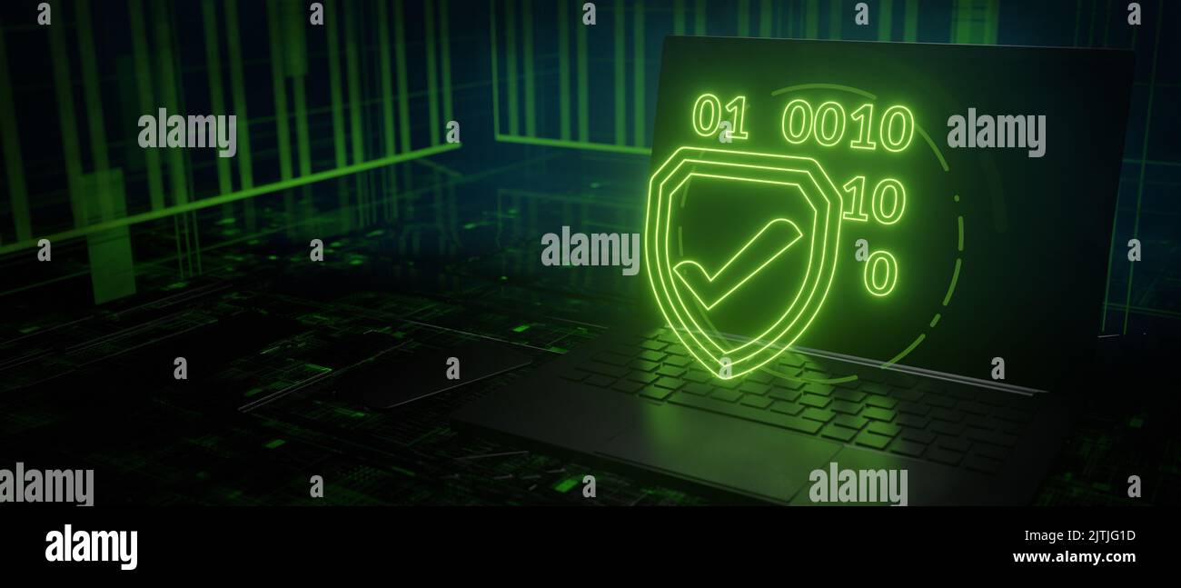 Scanning unlock and access to business data network. Cloud. Biometric ...