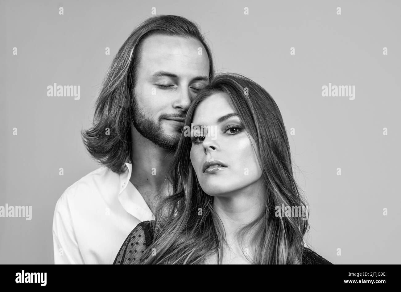 Embrace feelings Black and White Stock Photos & Images - Alamy