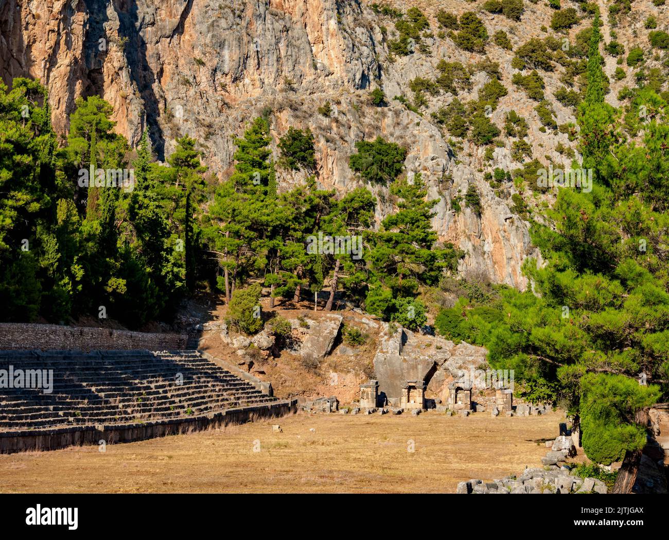 Ancient Stadium, Delphi, Phocis, Greece Stock Photo - Alamy