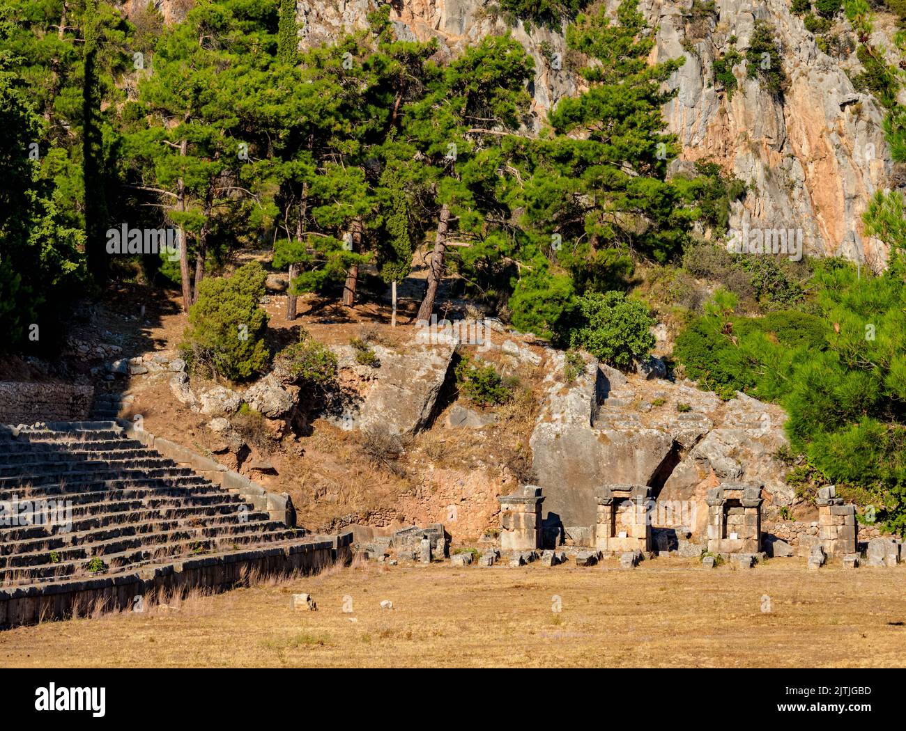 Ancient Stadium, Delphi, Phocis, Greece Stock Photo - Alamy