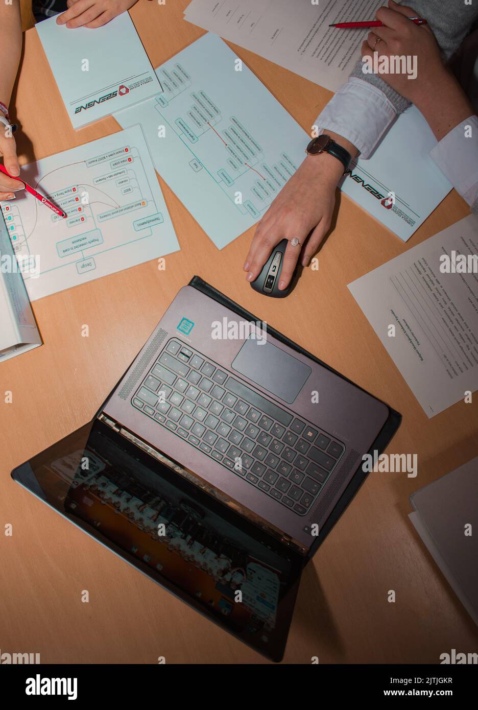 Female Employer connect to Office internet from Home, Business related ...