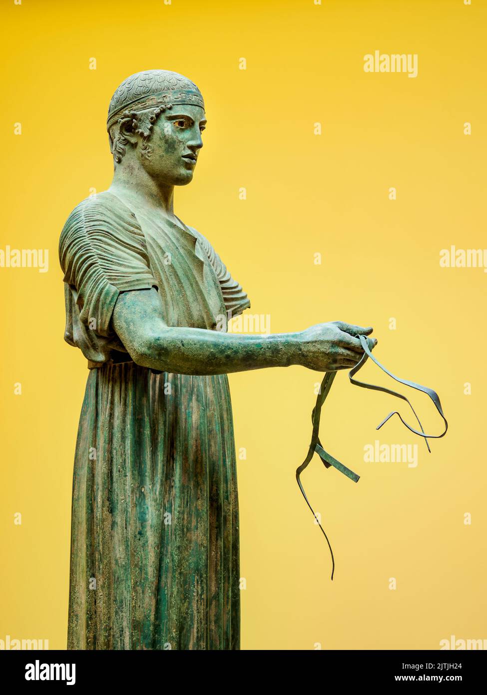 Charioteer of Delphi, Delphi Archaeological Museum, interior, Delphi ...