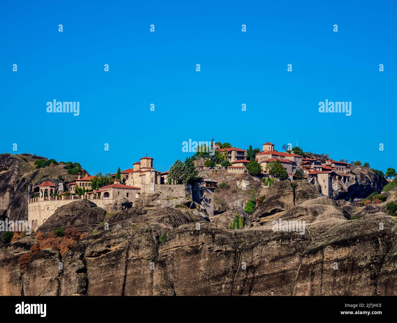 Monasteries of Varlaam and Great Meteoron, Meteora, Thessaly, Greece ...