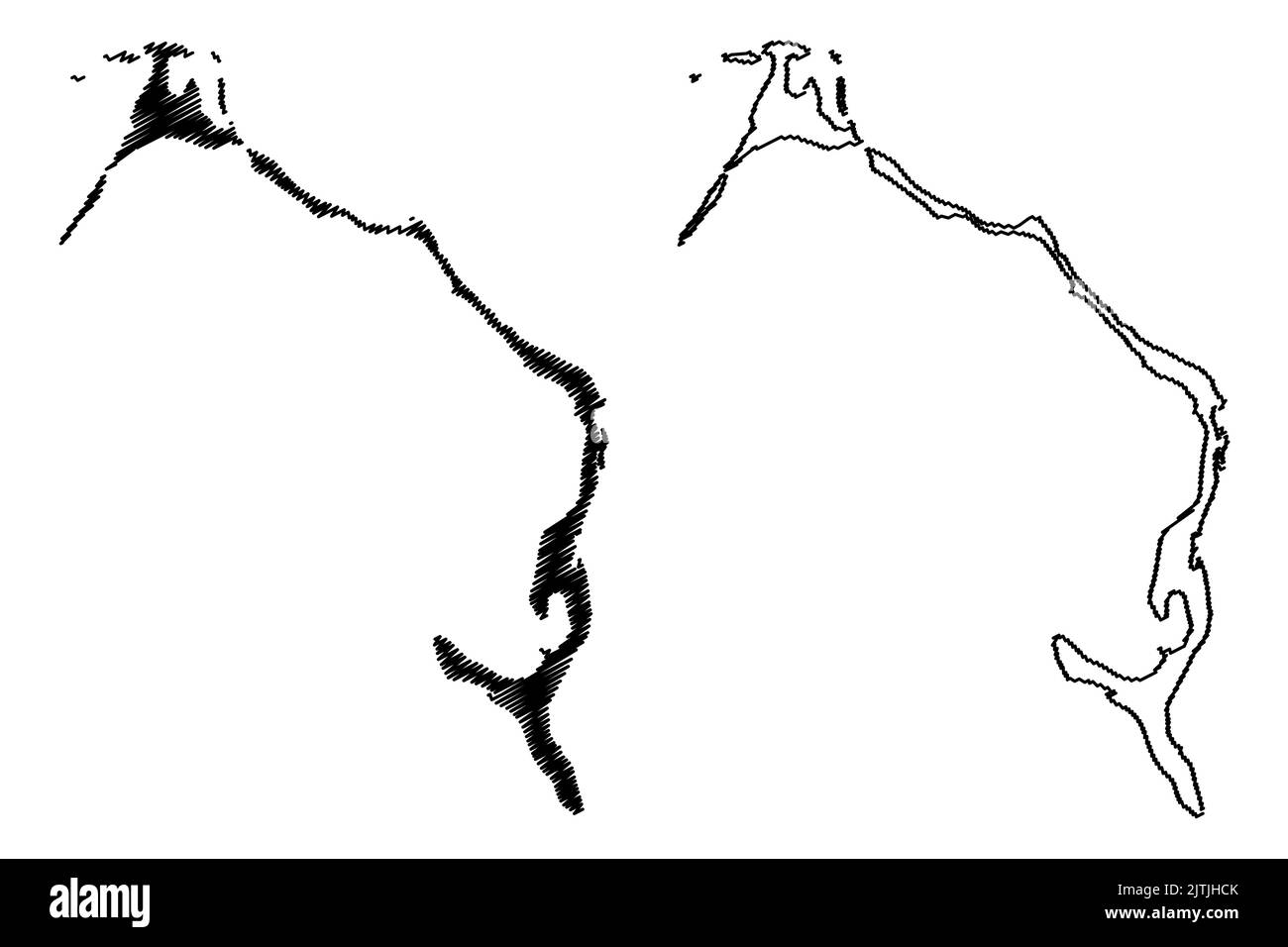 Island eleuthera map hi-res stock photography and images - Alamy