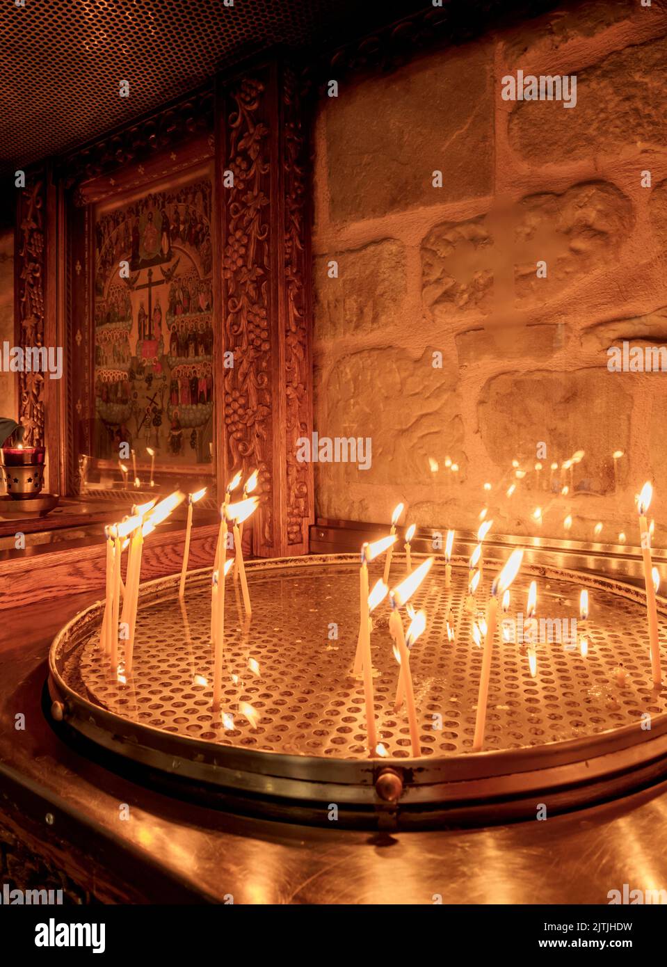 Meteora monastery greece interior hi-res stock photography and images ...