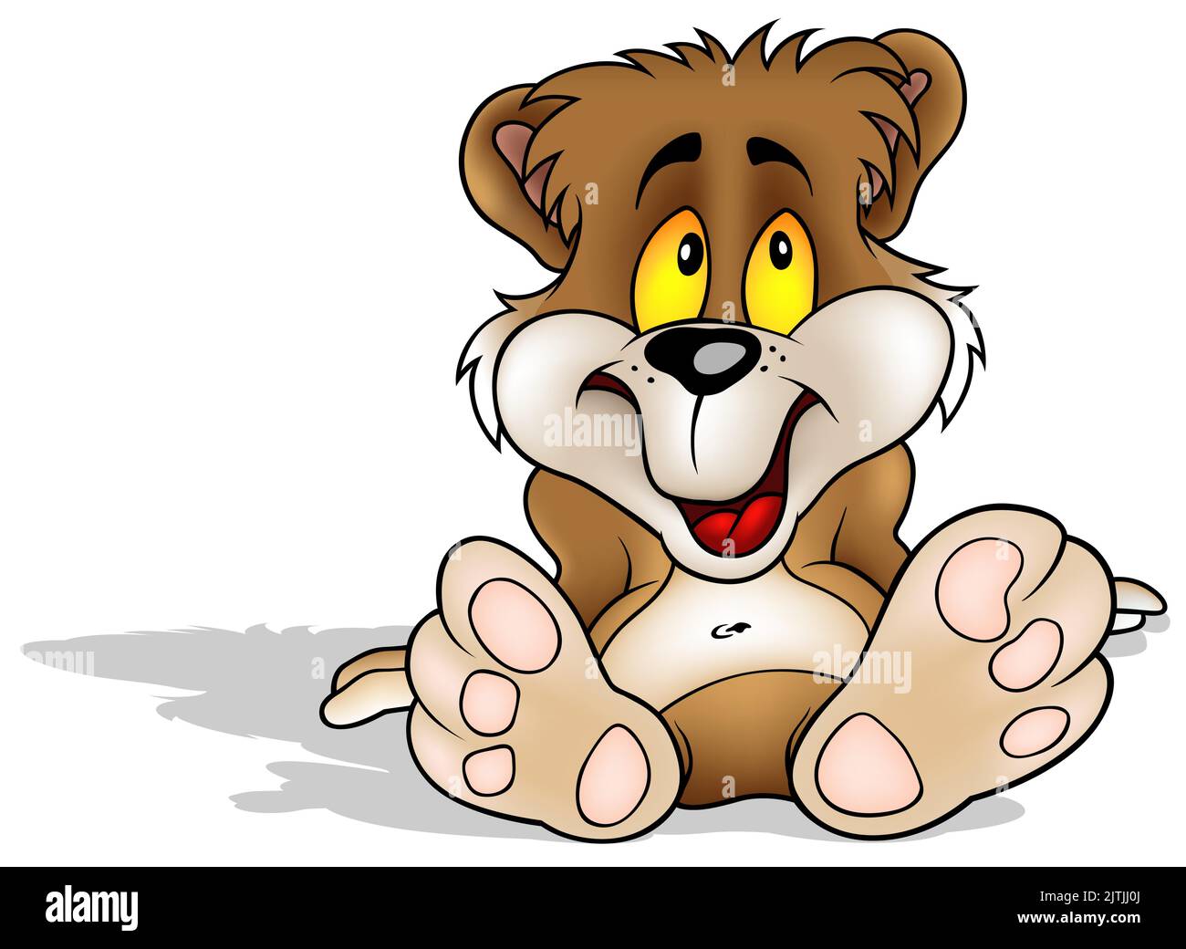 Cute Brown Smiling Teddy Bear Stock Vector Image & Art - Alamy