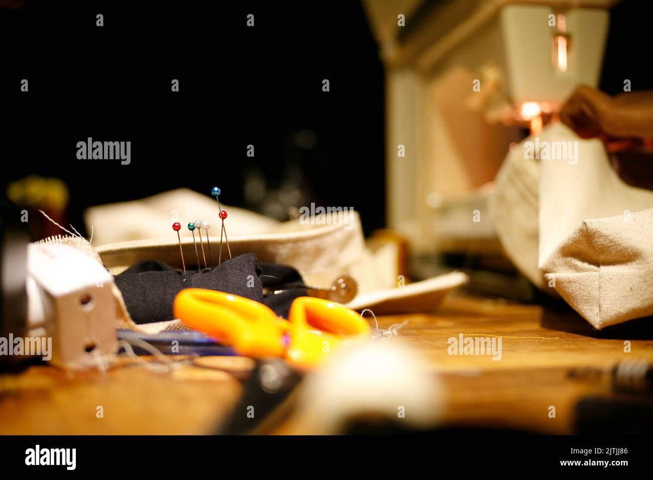 Tailoring table hi-res stock photography and images - Alamy