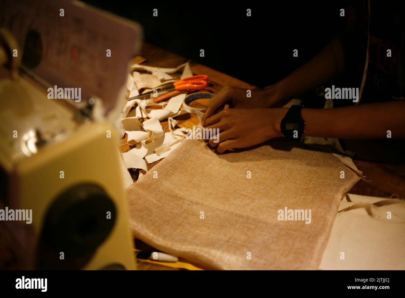 Tailoring table hi-res stock photography and images - Alamy