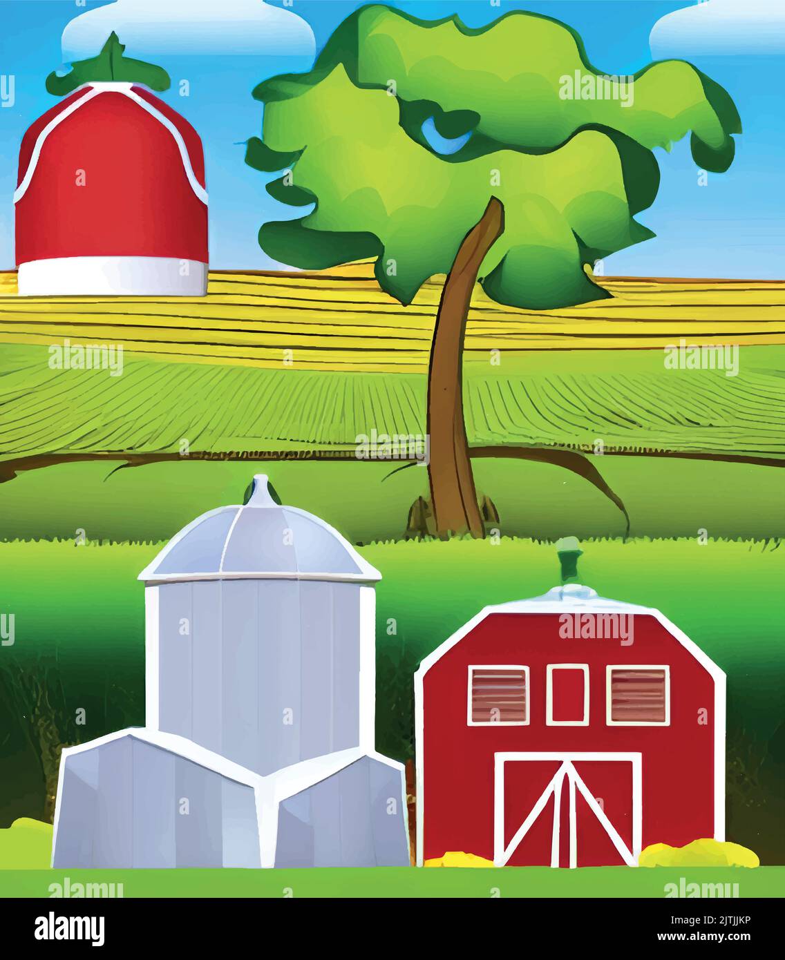 Agricultural rural economy Stock Vector Images - Alamy