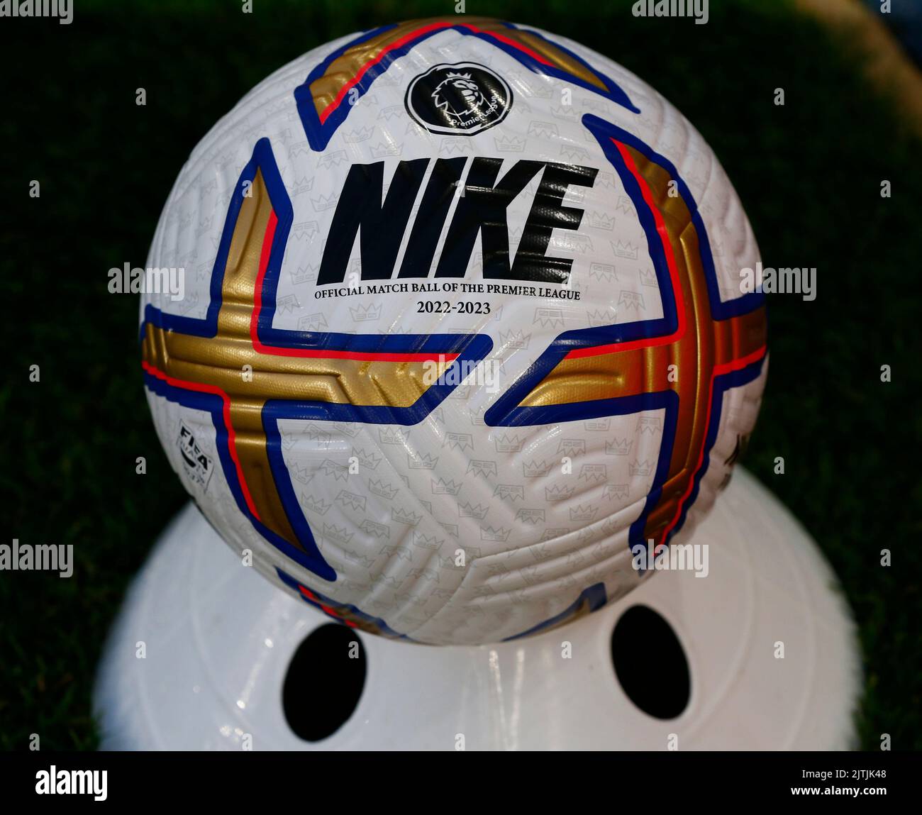 London ENGLAND - AUGUST 30 : Match Ball during English Premier League ...