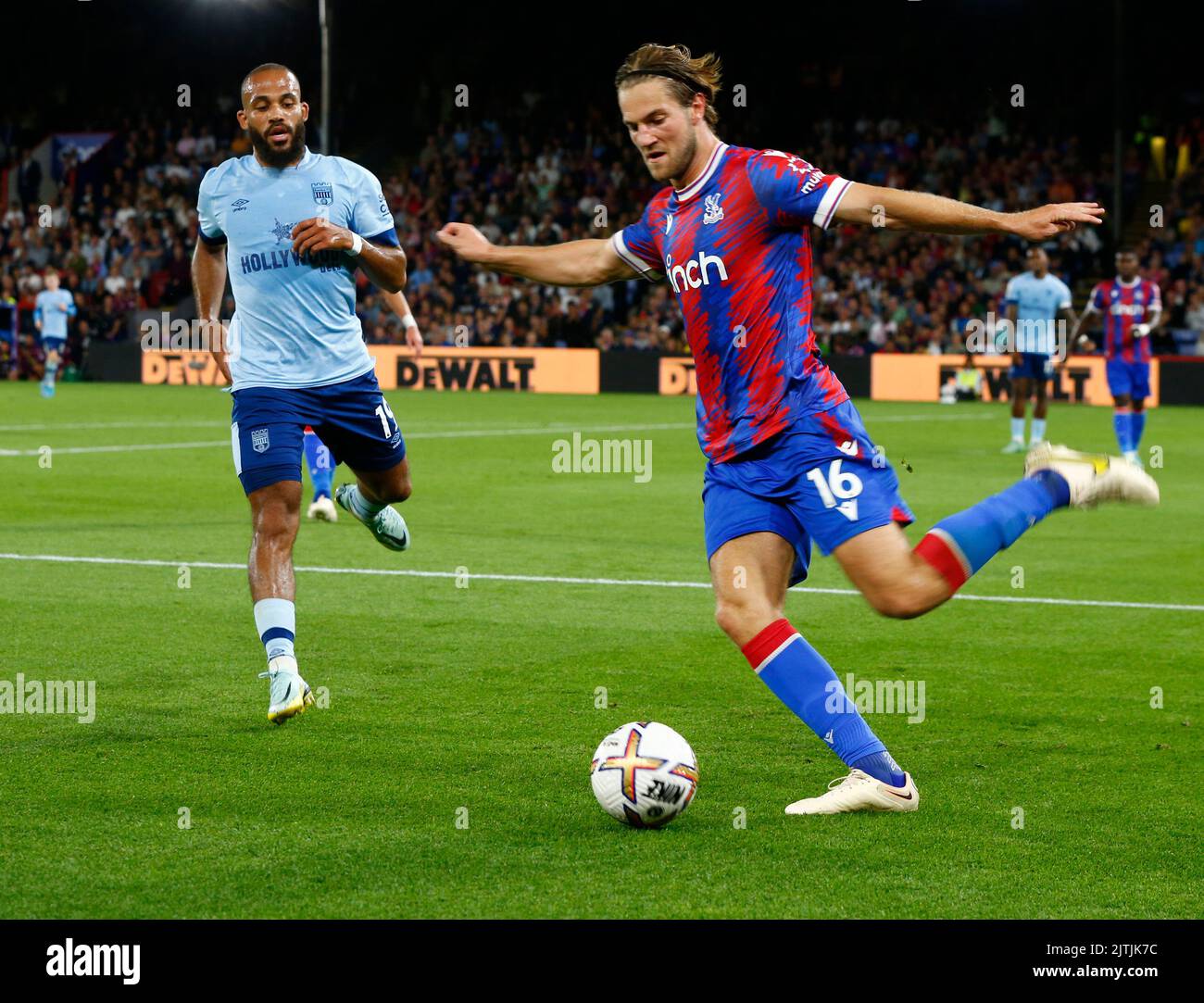 London ENGLAND - AUGUST 30 :Crystal Palace's Joachim Andersen during ...