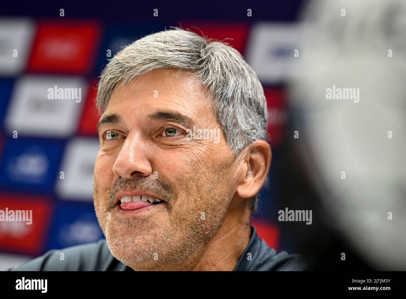 Brussels, Belgium, 31/08/2022, Anderlecht head coach Felice Mazzu ...