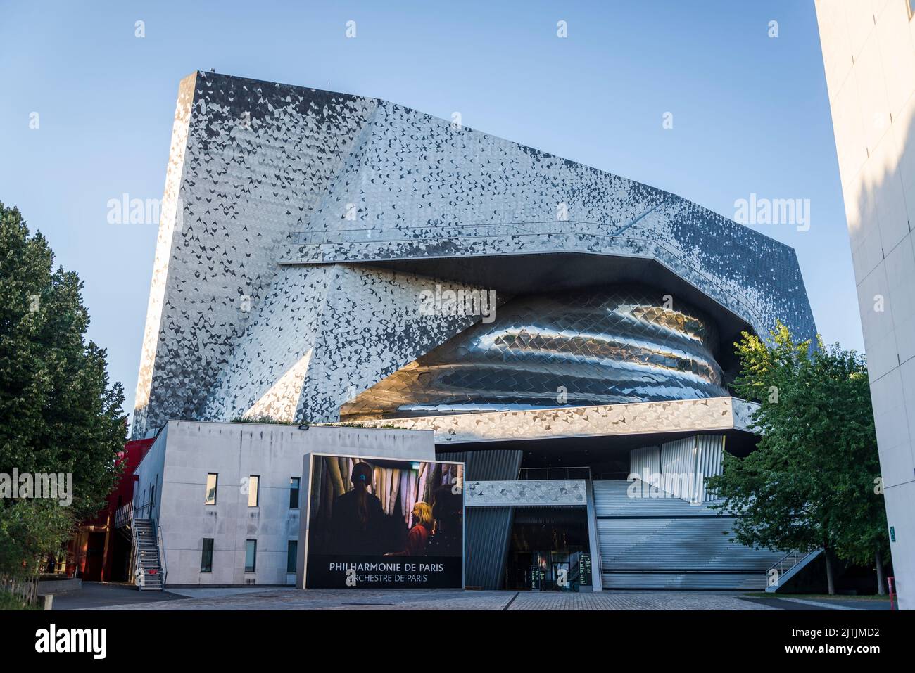 Philharmonie de Paris, a complex of concert halls featuring the ...