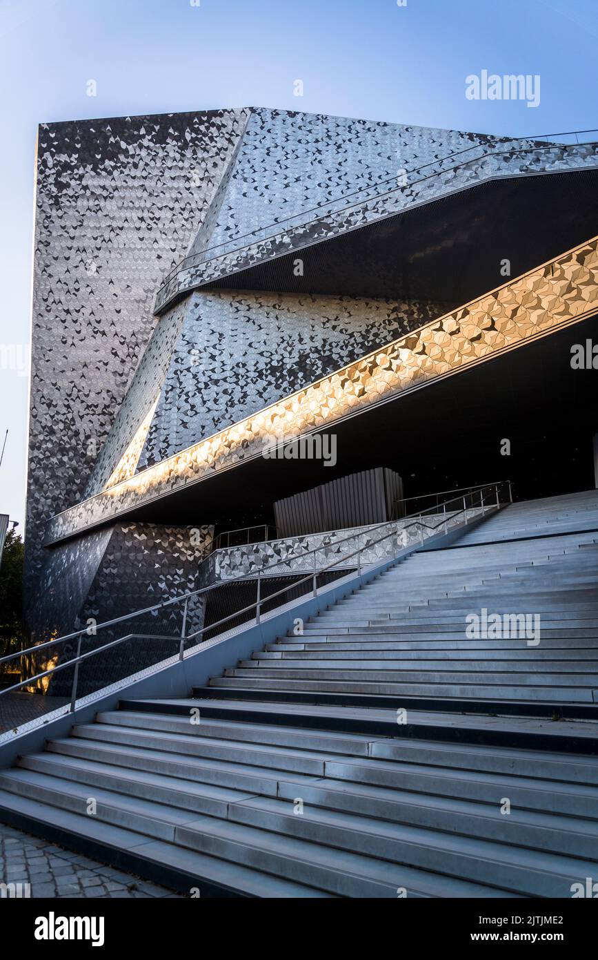 Philharmonie de Paris, a complex of concert halls featuring the ...