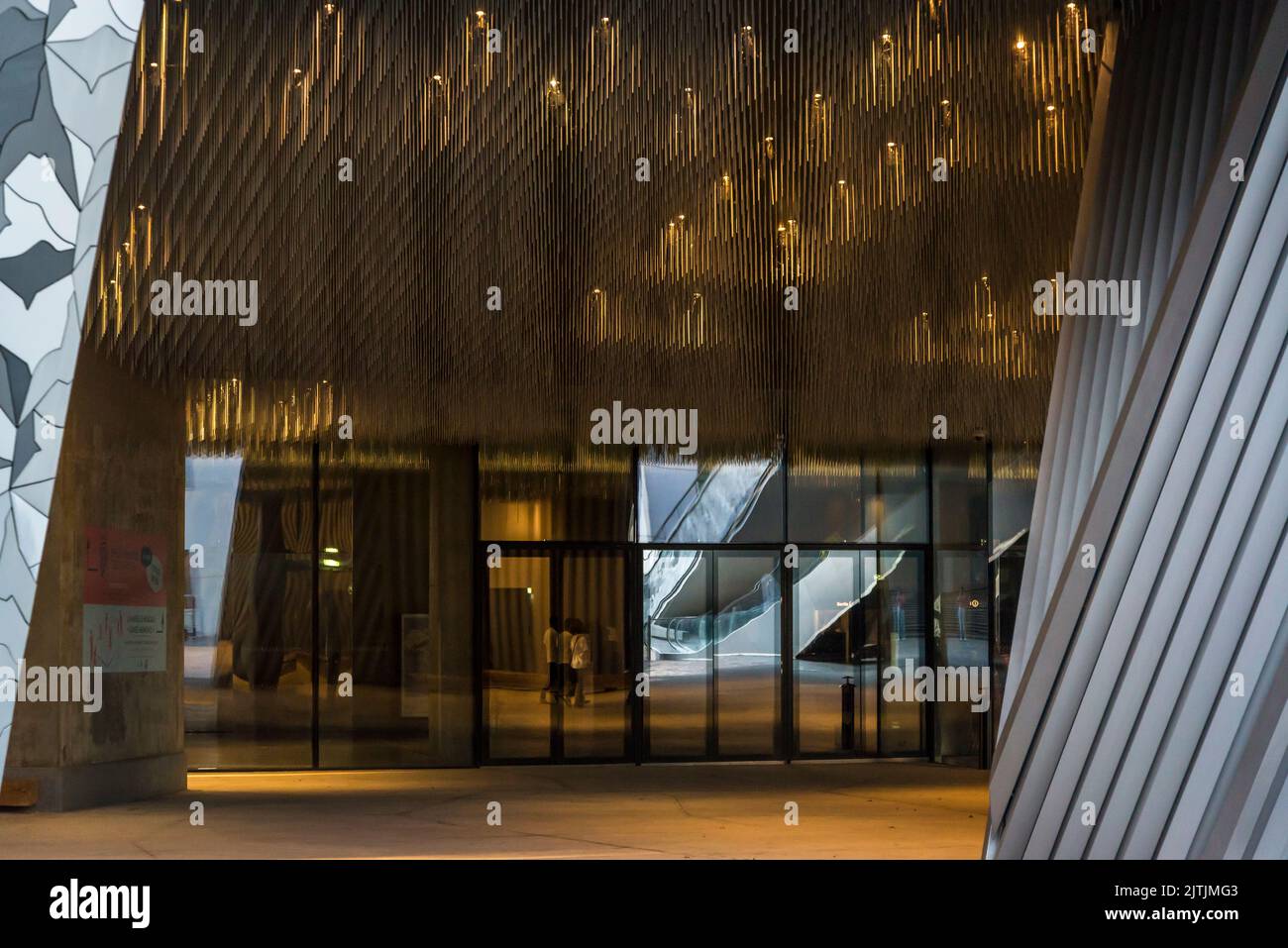 Philharmonie de Paris, a complex of concert halls featuring the ...