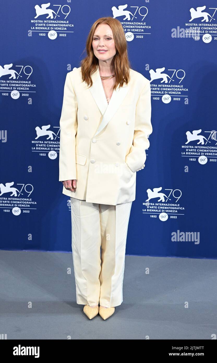 Venice, Italy. 31st Aug, 2022. American actress Julianne Moore attends ...