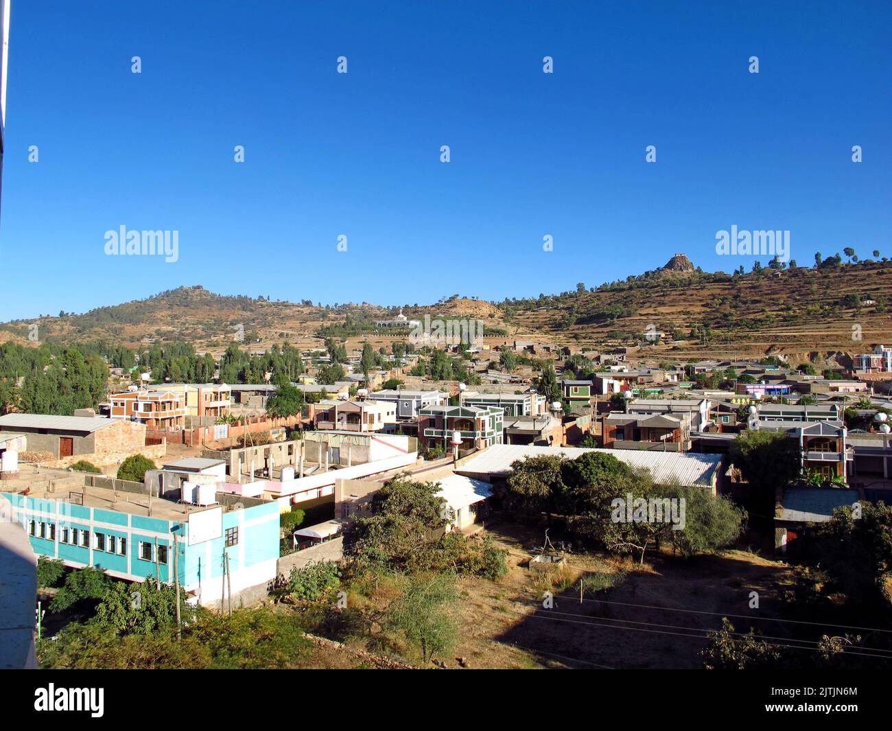 The view of Axum city, Ethiopia Stock Photo - Alamy