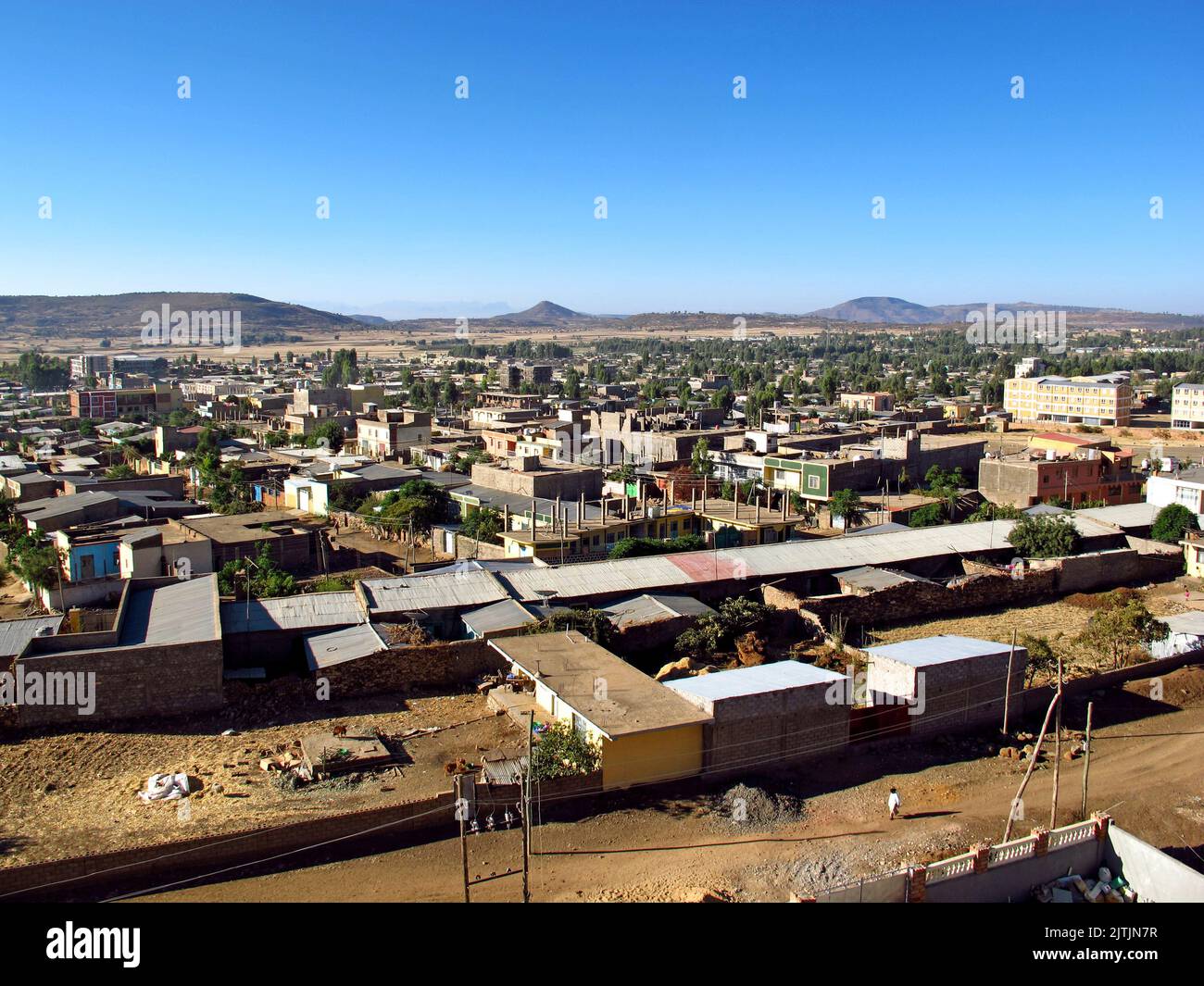 The view of Axum city, Ethiopia Stock Photo - Alamy