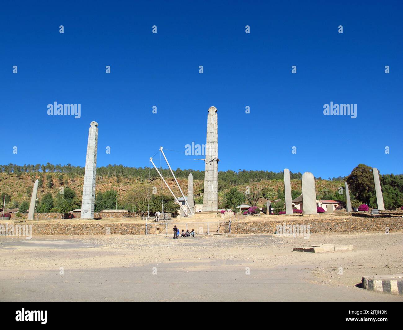 Obelisks in Axum city, Ethiopia Stock Photo - Alamy
