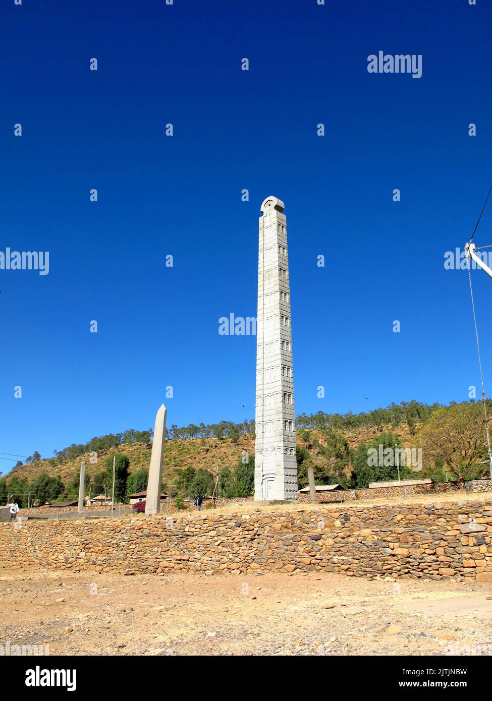 Obelisks in Axum city, Ethiopia Stock Photo - Alamy