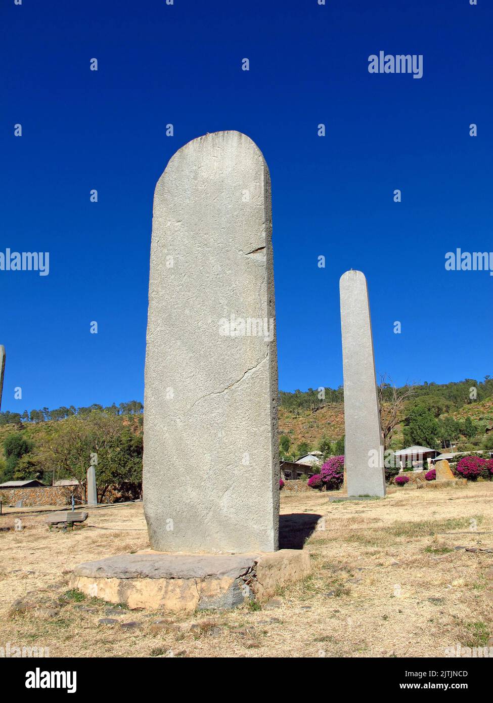 Obelisks in Axum city, Ethiopia Stock Photo - Alamy