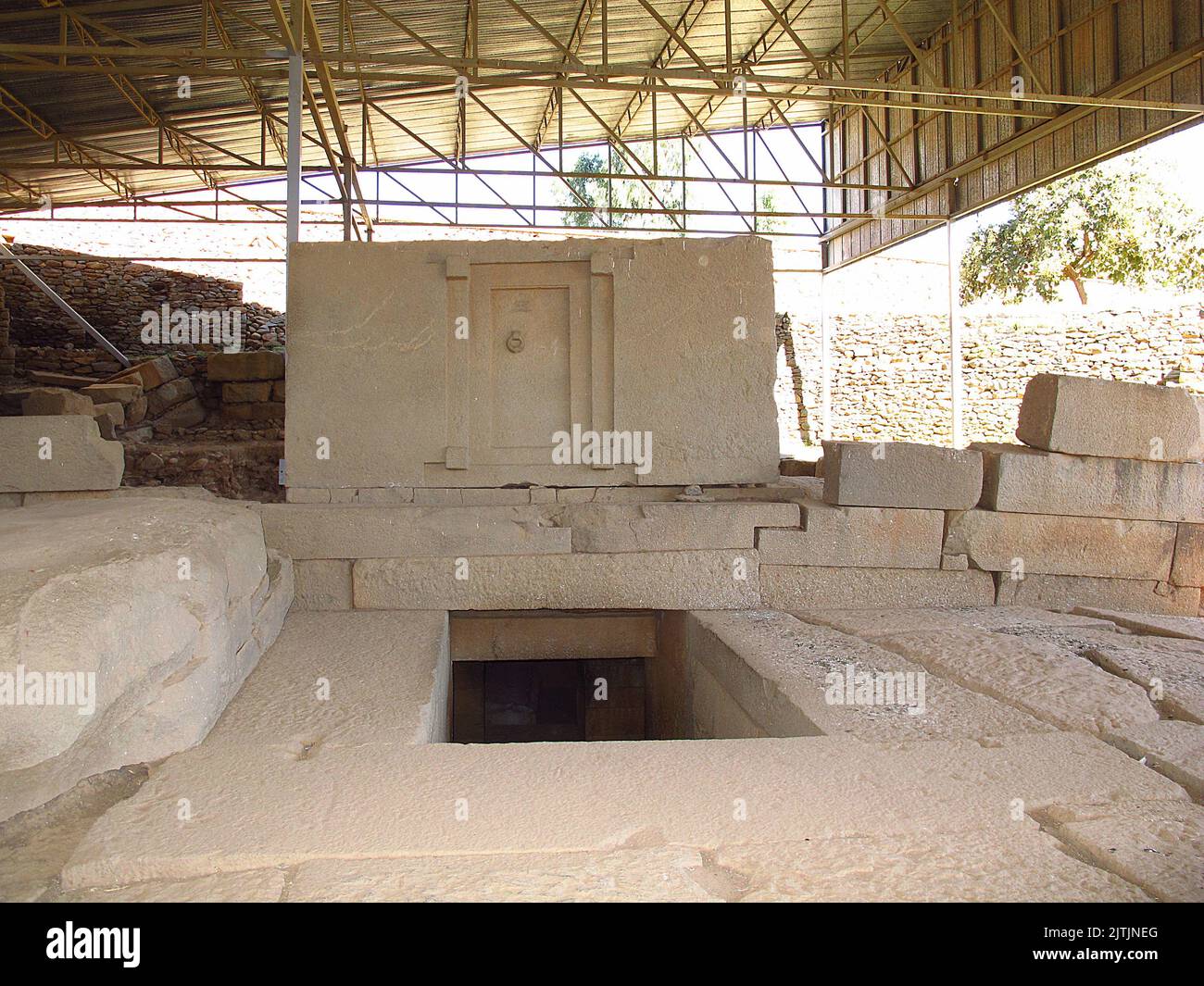 The tomb in Axum city, Ethiopia Stock Photo - Alamy