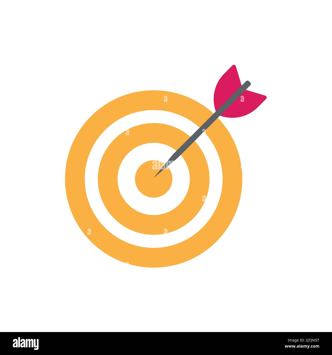 Target concept dart and dartboard icon or symbol Stock Vector Image ...