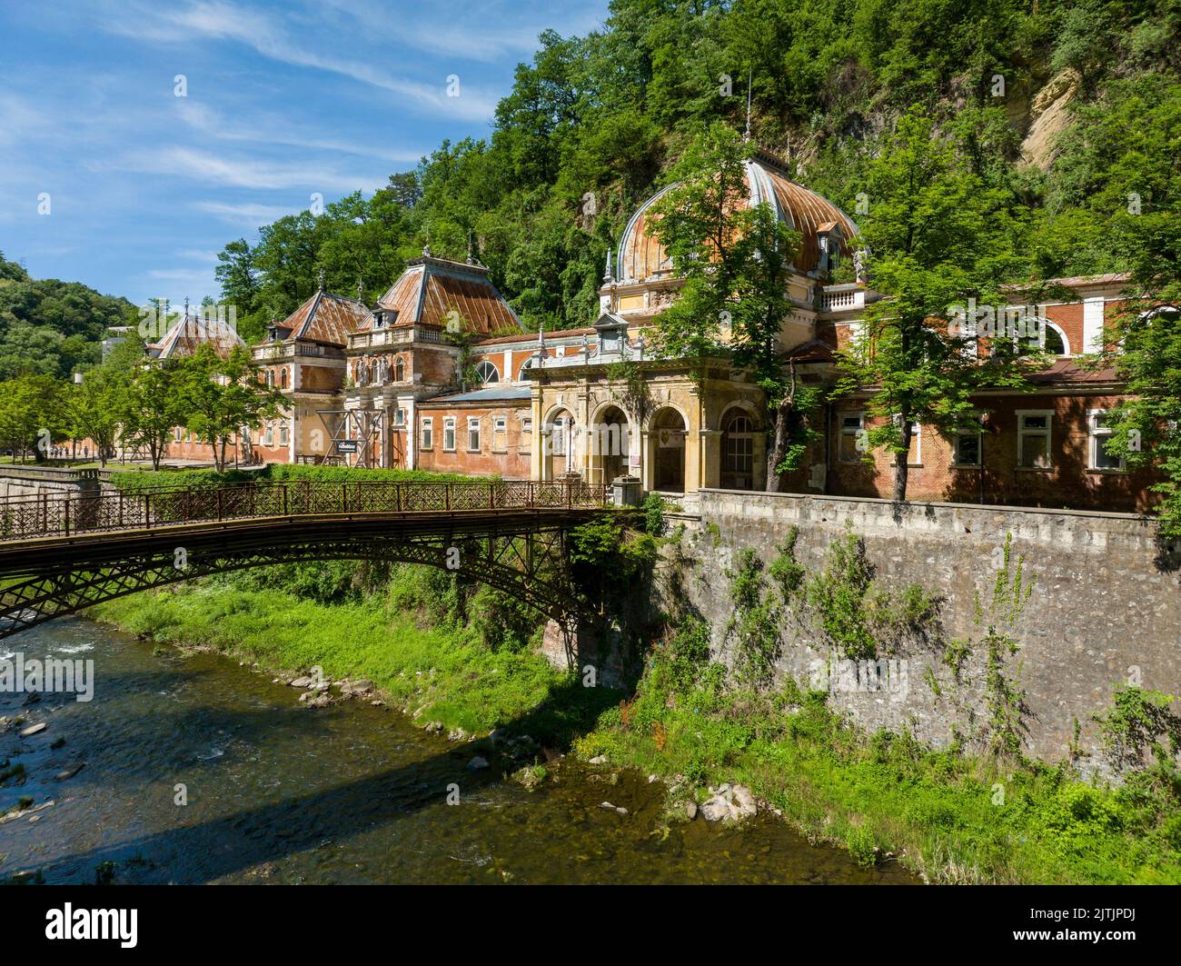 Neptune Imperial Baths from Baile Herculane, Romania - Historical ...