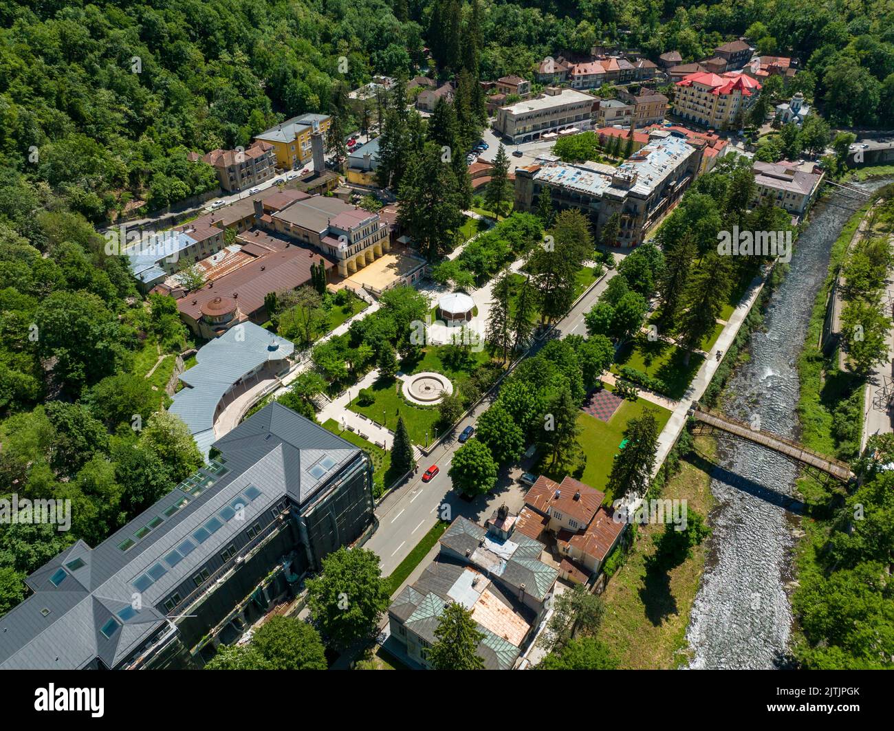 Views from Baile Herculane, Romania - One of the popular balnear ...