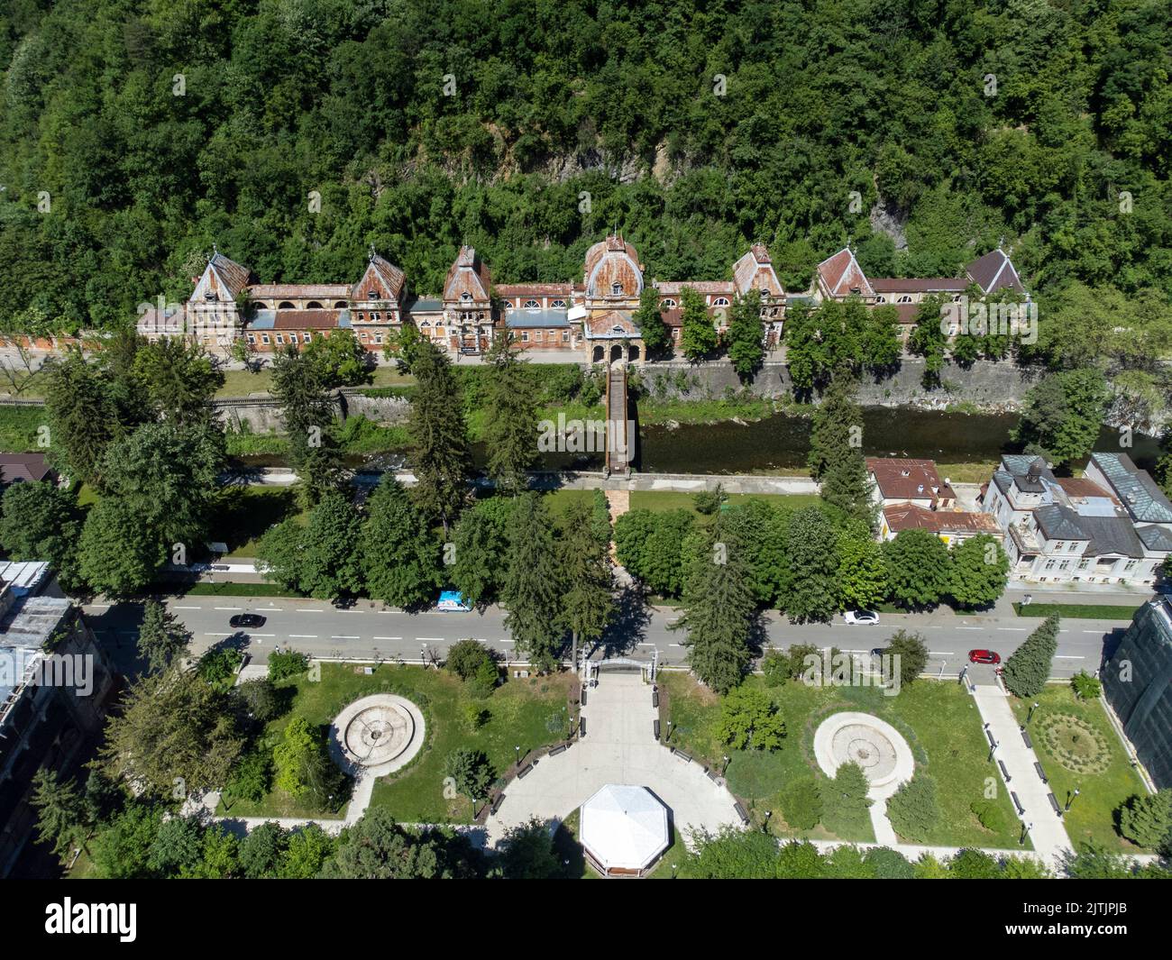 Neptune Imperial Baths from Baile Herculane, Romania - Historical ... Neptune Imperial Baths from Baile Herculane, Romania - Historical ...