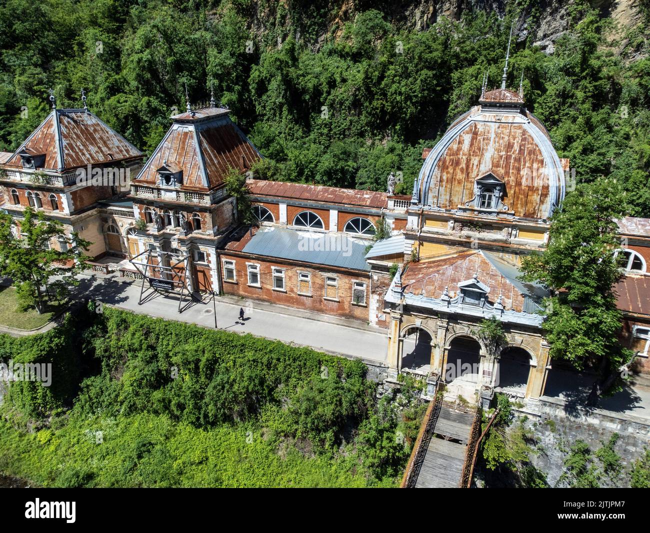 Neptune Imperial Baths from Baile Herculane, Romania - Historical ...