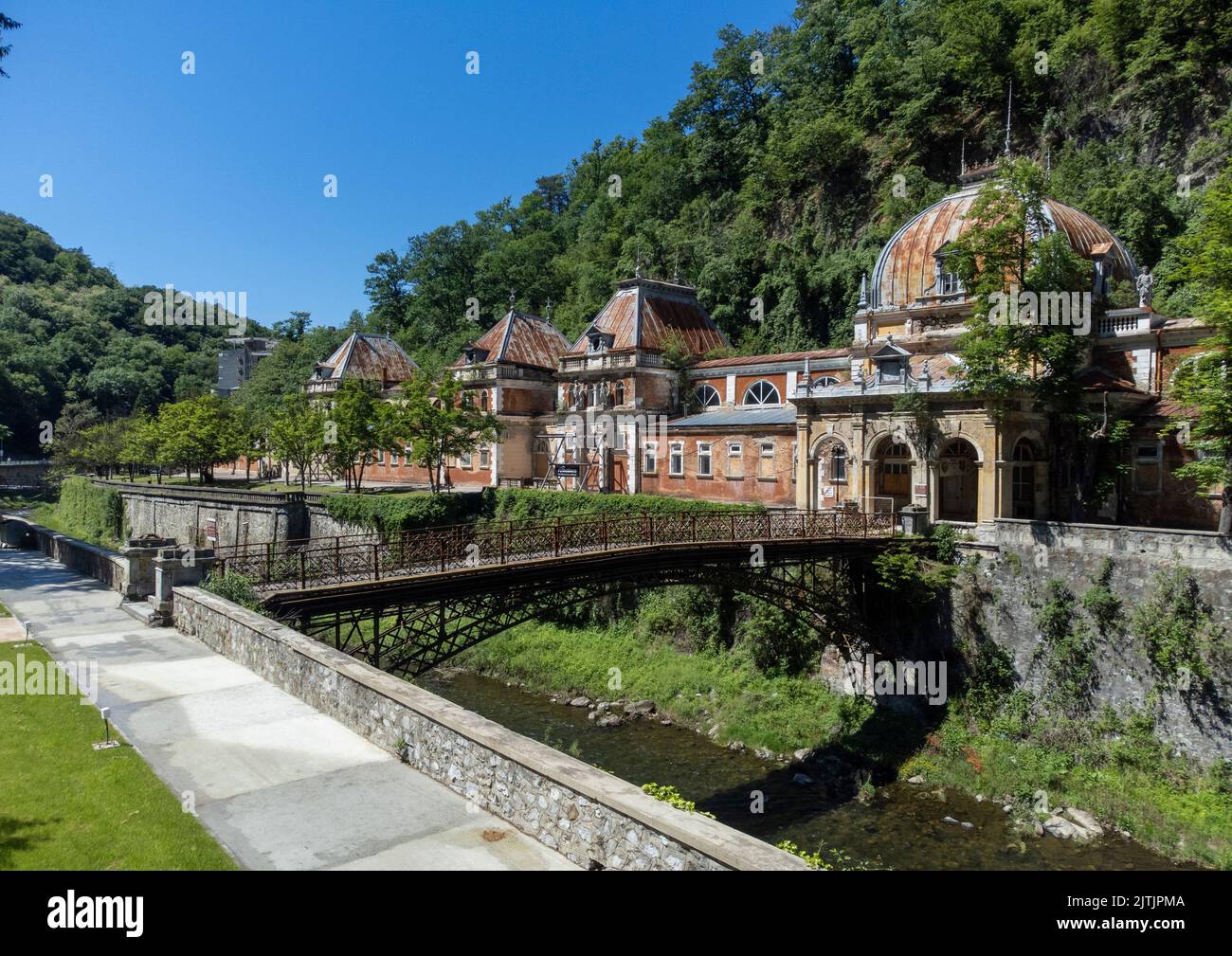 Neptune Imperial Baths from Baile Herculane, Romania - Historical ...