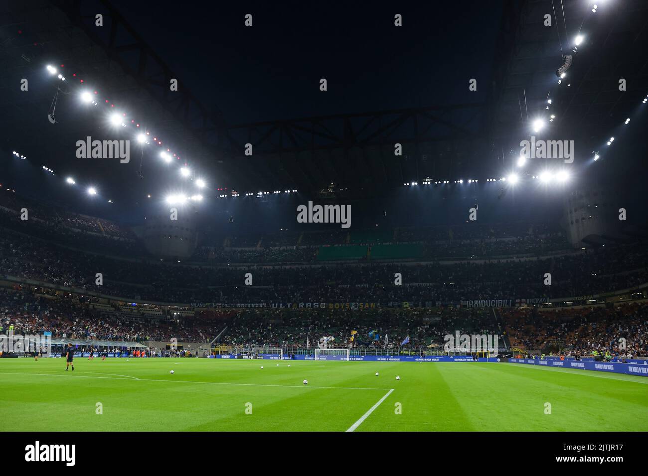 A general view inside the stadium during the Serie A 2022/23 football ...