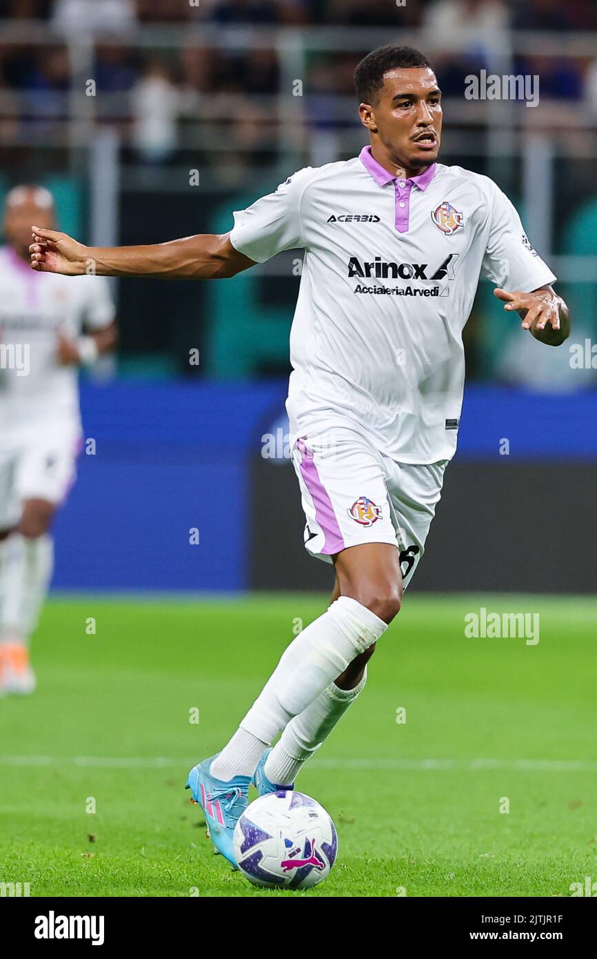 Charles Pickel of US Cremonese in action during the Serie A 2022/23 ...