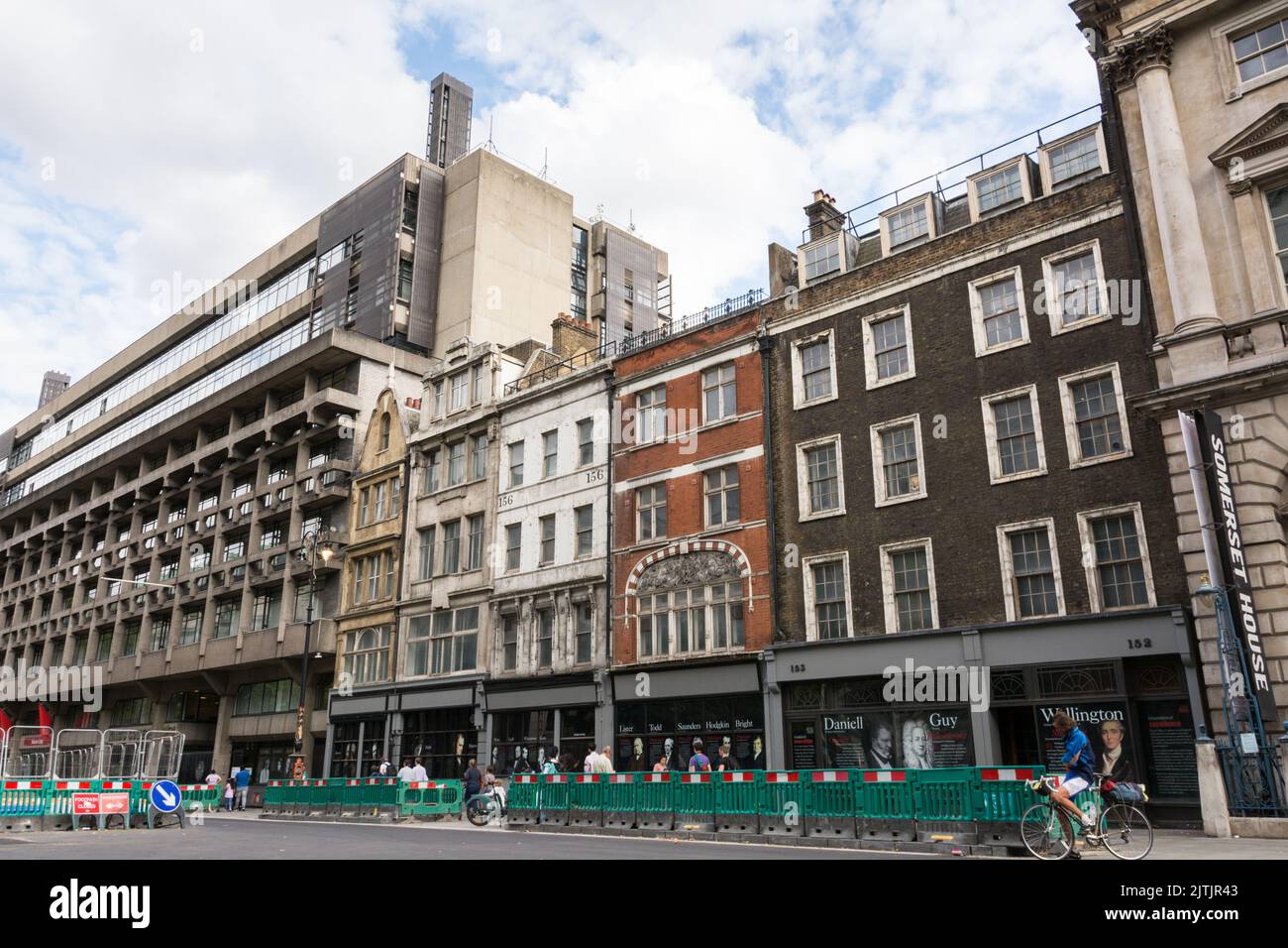 A row of Victorian terraced buildings on the Strand, owned by King's ...