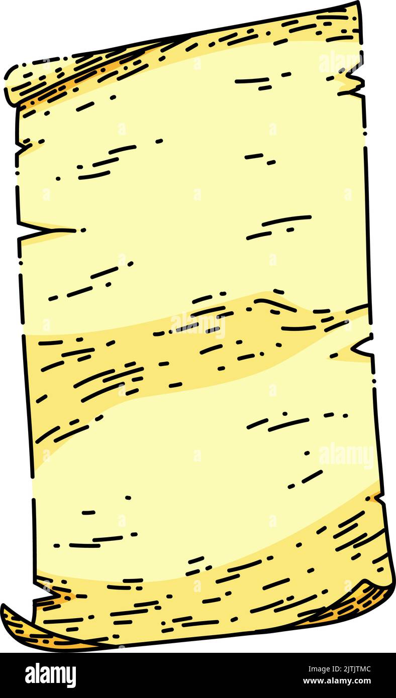 Curled roll brown parchment hi-res stock photography and images - Alamy