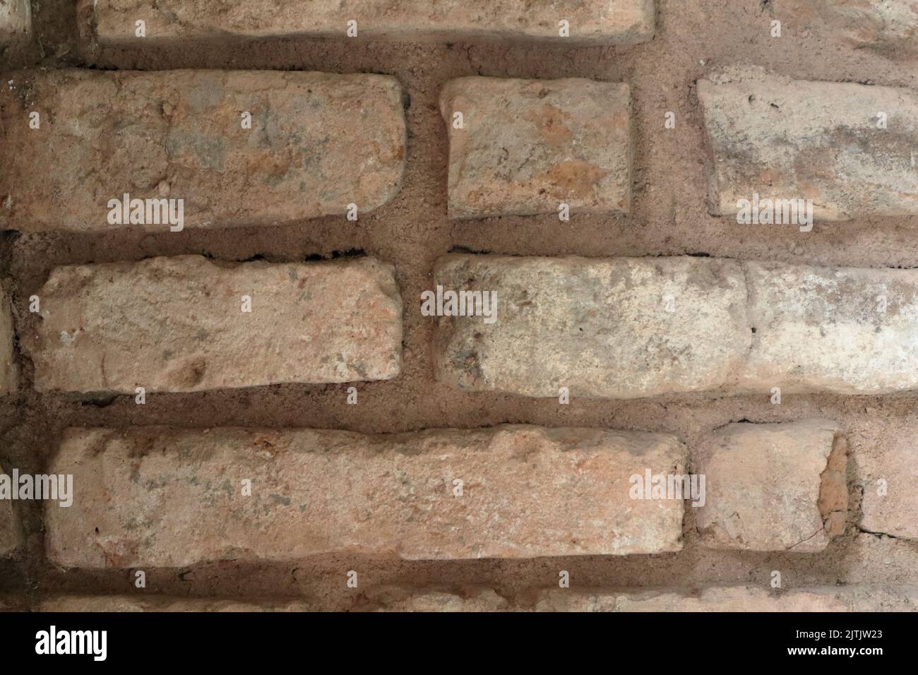 Cream brick wall texture for grunge background Stock Photo - Alamy