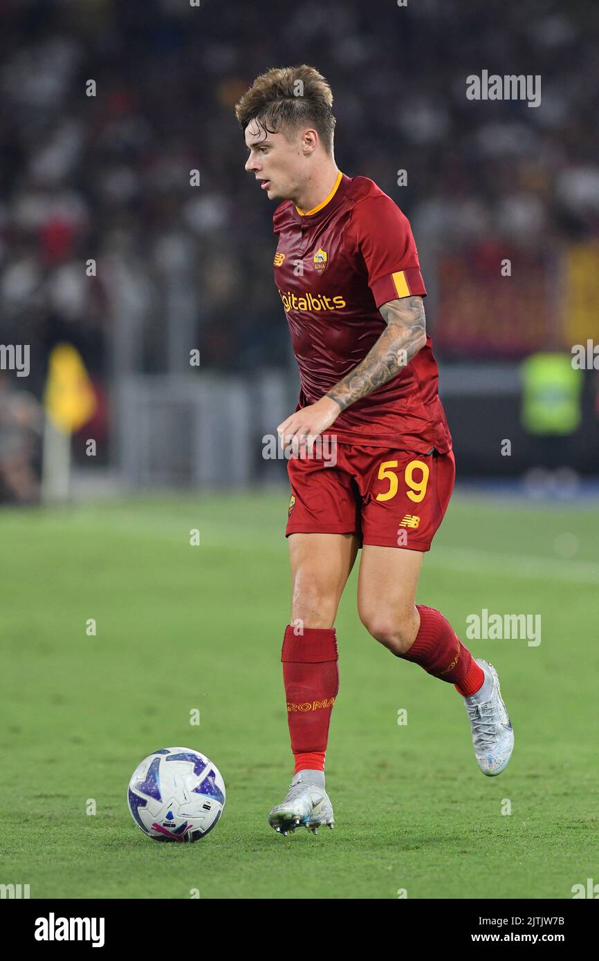 Nicola Zalewski of AS Roma during football Serie A Match, Stadio ...